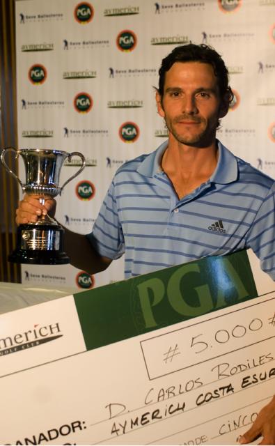 Carlos Rodiles gana el primer torneo del Aymerich PGA Tour de España